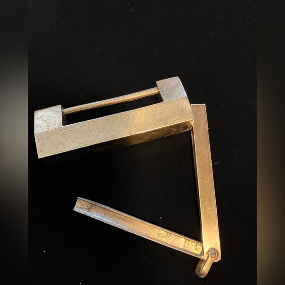 Accents | Vintage Chinese Brass Locks With Key | Poshmark